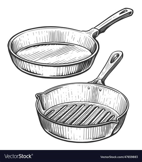 Frying Pan Drawing