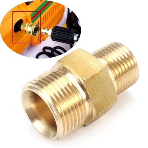 New M22 Male To 38 Npt Male Pipe Thread Adapter Inside Diameter 14mm