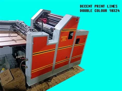 Non Woven Sheet Fed Offset Printing Machine Two Color Non Woven Sheet