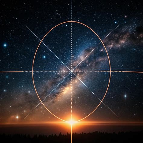 a circle with the center of a circle in the center of it premium ai