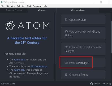 Atom （エディタ）のインストール（windows 上）｜金子邦彦研究室