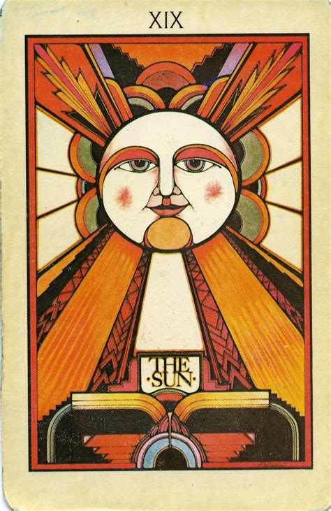 The Sun Tarot Card Is Shown In This Image