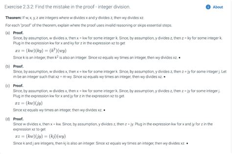 Solved Exercise 232 Find The Mistake In The Proof