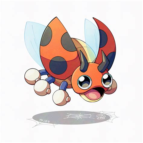Ledyba Pokemon Drawn By Mistray Art Danbooru