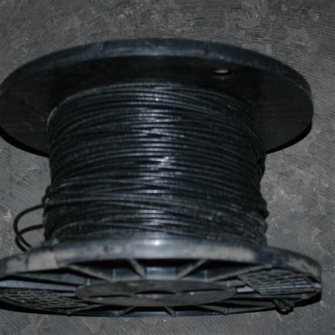 Wire 14 Black Silicone Rubber Glass Braid Ul 200 Degc 600v