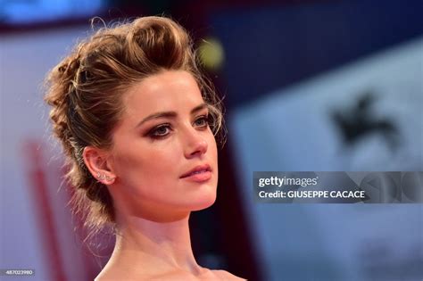 Us Actress Amber Heard Arrives For The Screening Of The Movie The