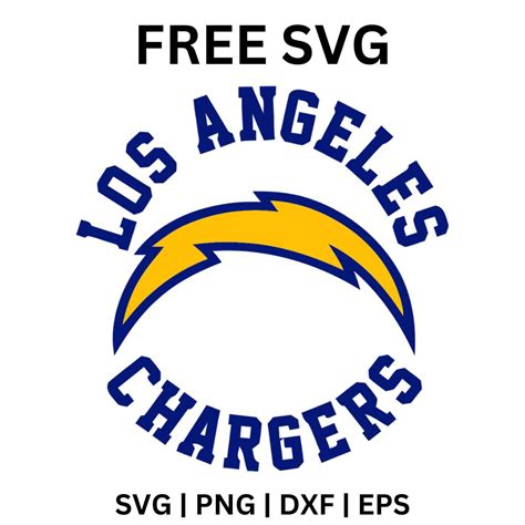 Free Los Angeles Chargers Svg Cut Files For Cricut 8svg 8svg