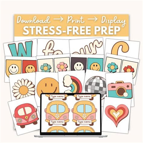 Groovy Classroom Door Decor Back To School Welcome To Our Crew