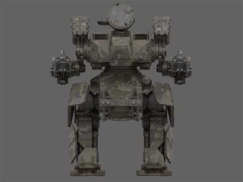 3d Mech Robot Turbosquid 1452524