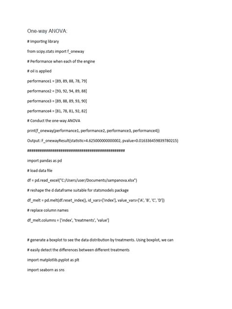 Python Statistics Pdf Students T Test Scientific Method