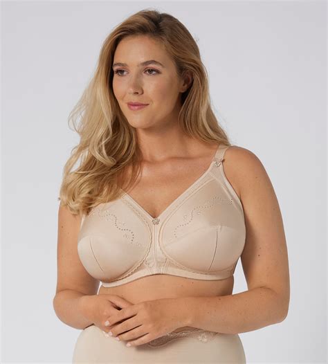 Triumph Doreen Cotton 01 N Full Cup Non Wired Bra 10004928 Skin