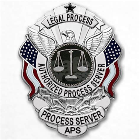 Process Server Badge 2 Polo Shirt Process Server Badge 2 Golf Shirt By