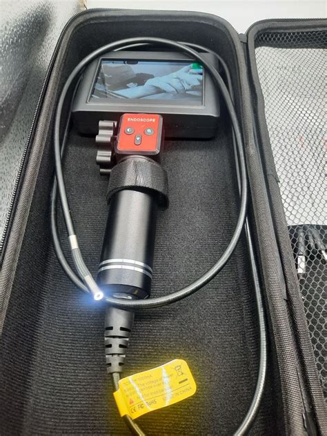 دوربین شیلنگی آندوسکوپ لوله ای مانیتوردار سر چرخشی در تهران