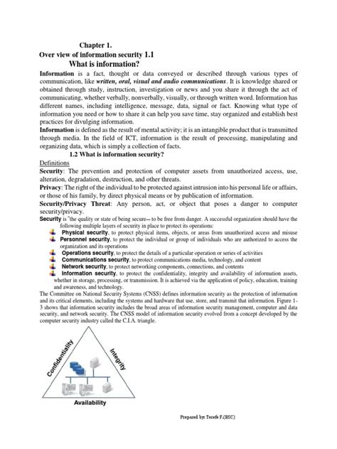 Information Security All Chapter1 Pdf Information Security Encryption