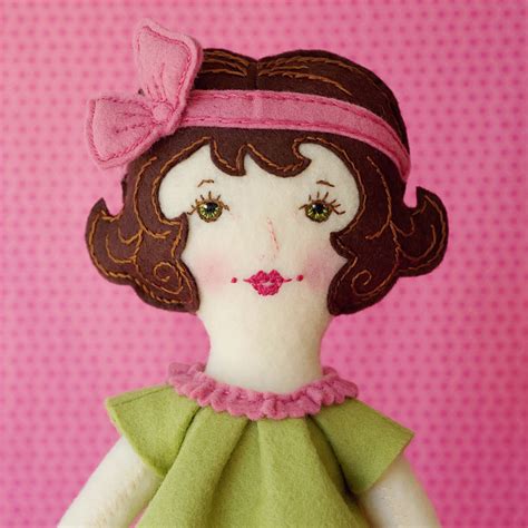 Wool Felt Doll Making At Charles Macias Blog