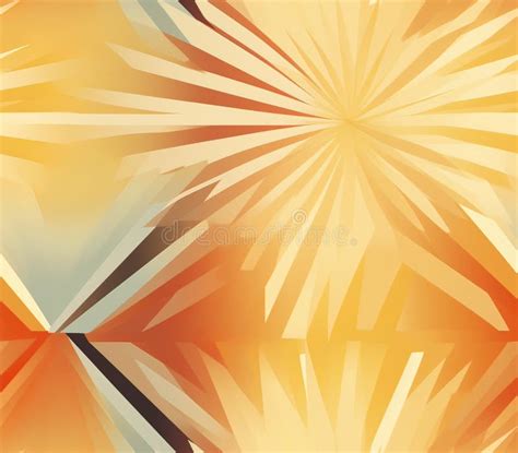 Sunburst Fabric Pattern Seamless Pattern Stock Illustration