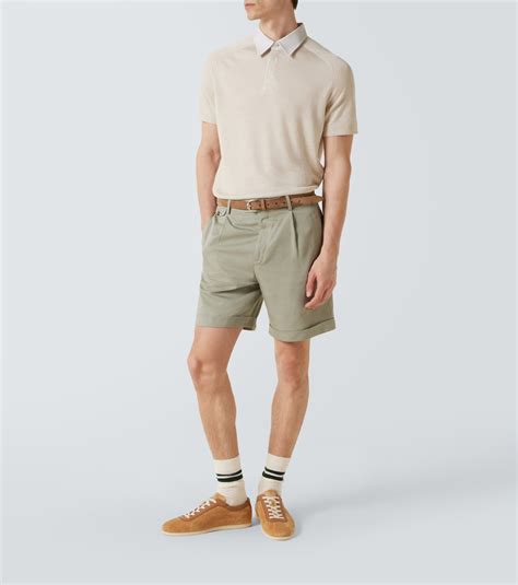 Polo In Lino E Seta In Bianco Dunhill Mytheresa