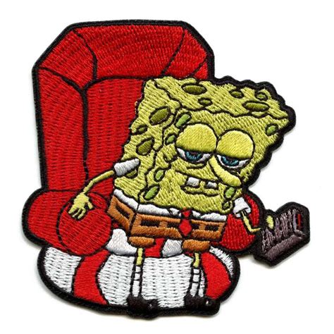 Spongebob Squarepants Ight Imma Spongebob Head Out Patch Nickelodeon