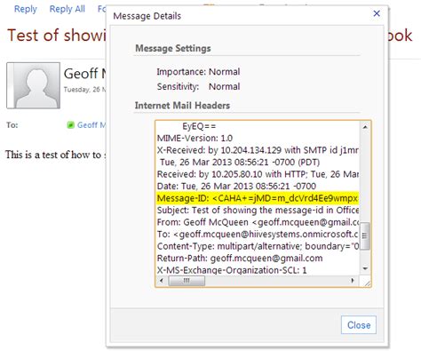 What Is An Email Message Id And How Do I Find It Accelo