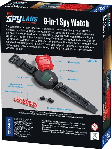 Spy Labs 9 In 1 Spy Watch Go Bananas Toys