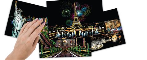 Scratch Art Book For Adults Colorful City Series Scratch