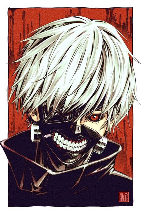 Kaneki Ken Tokyo Ghoul Drawn By Sixspadesart Danbooru