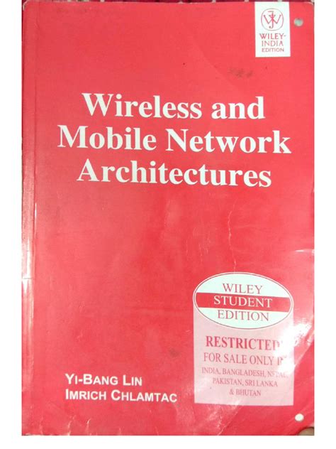 Wireless And Mobile Network Architecturesyi Bing Linpdf Pdf Free Pdf
