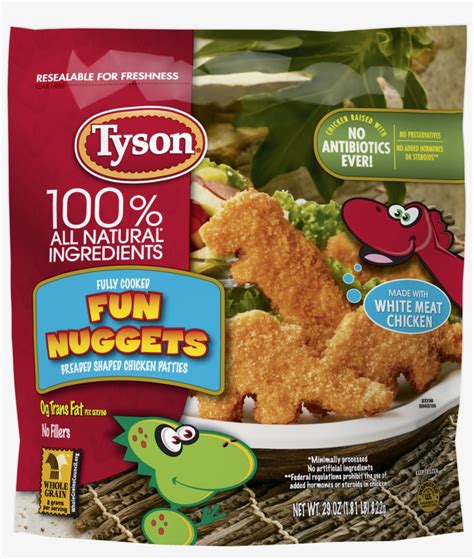 Tyson® Fully Cooked Fun Nuggets With Whole Grain Breading Tyson Dino