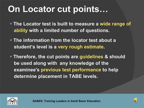 Administering And Scoring Tabe 9 10 Ppt