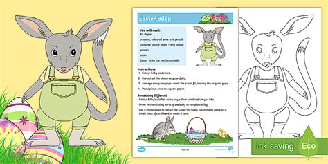 Easter Bilby Activity Teacher Made Twinkl