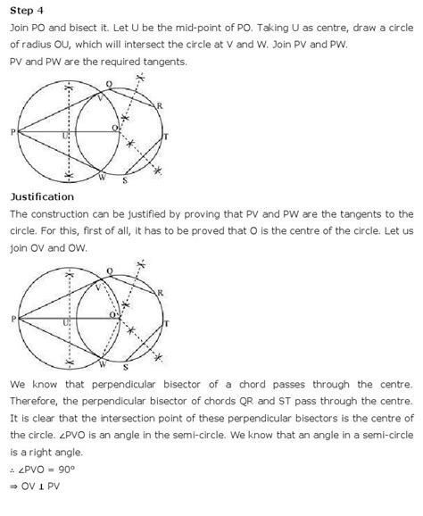 Constructions Class 10 Mathematics Ncert Solutions