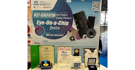 Dr Zhou Liping Awarded Gold Medal For Eye On A Chip Device Project At The 50th International