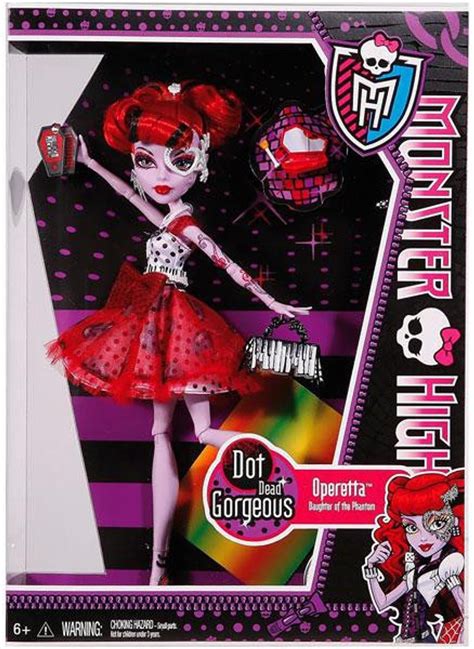 Monster High Dot Dead Gorgeous Operetta Doll 2011 Mattel X4529 We R Toys