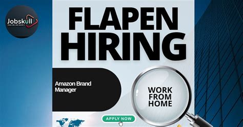 Flapen Work From Home Jobs 2024 Amazon Brand Manager