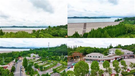 南湾湖大门口大景航拍航拍南湾南湾售票处视频素材下载编号24689823光厂vj师网