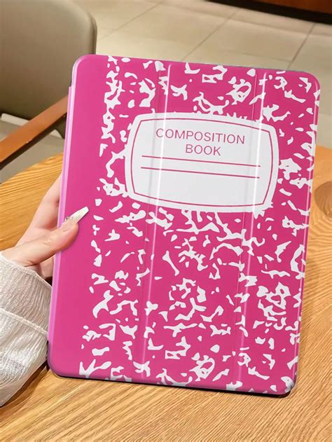 Composition Book Ipad Case With Pencil Holder Just In Case Tt