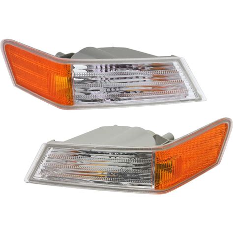 Turn Signal Directional Lamp Front Set Parking Light Pair For 07 17