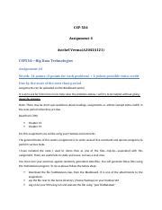 CSP Assignment Instructions Docx CSP Assignment Avichel Verma A CSP Big