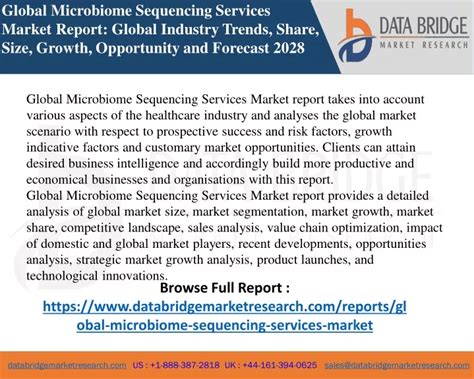 Ppt Microbiome Sequencing Services Market Healthcare Powerpoint