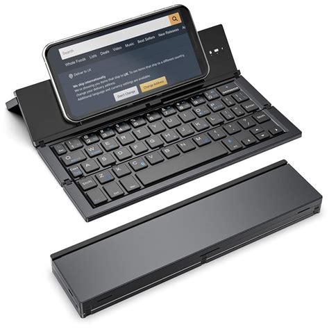 مینی کیبورد تاشو بلوتوثی قابل حمل Folding Keyboard فروشگاه کوردان مارکت گجت و تکنولوژی