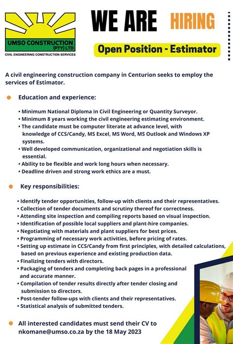 Umso Construction Pty Ltd On Linkedin Construction Hiring Cv