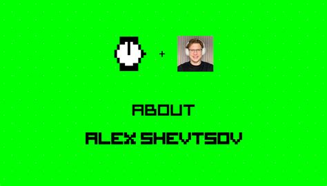 About Alex Shevtsov On Hackernoon
