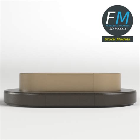 Oval Couch Sofa By Francescomilanese85 3docean