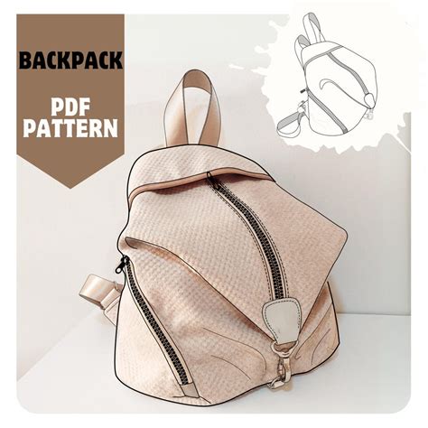 Backpack Sewing Pattern Diy Sewing Pattern Backpack Pattern Sewing Pdf Digital Sewing Pattern