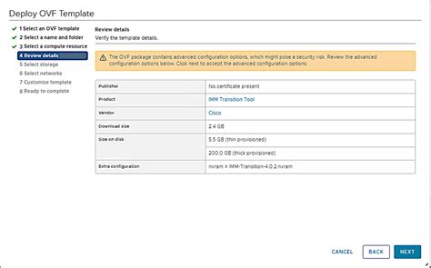 Cisco Intersight Managed Mode Transition Tool User Guide 4 X