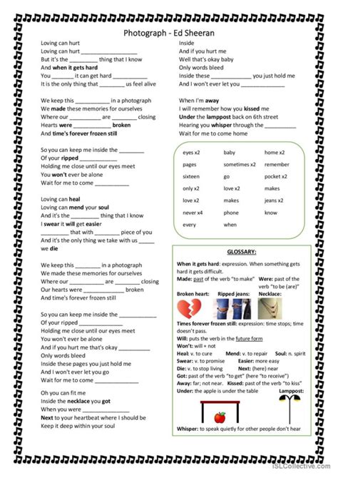 Ed Sheeran Photograph Chords Pdf