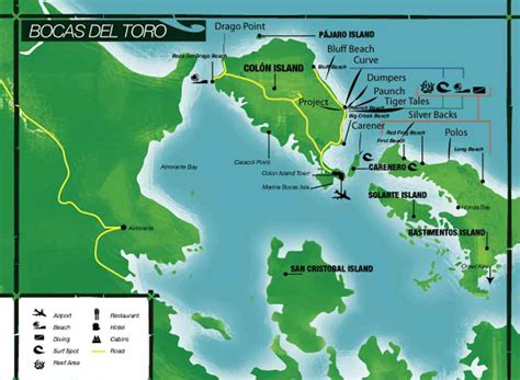 Bocas Del Toro Mapa Bocas Del Toro Suov