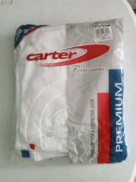 Carter Premium Round White T Shirt Small Take All 2 Pcs Mens