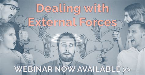 Dealing With External Forces — The Center For Understanding In Conflict