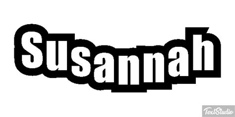 Susannah Name Animated  Logo Designs